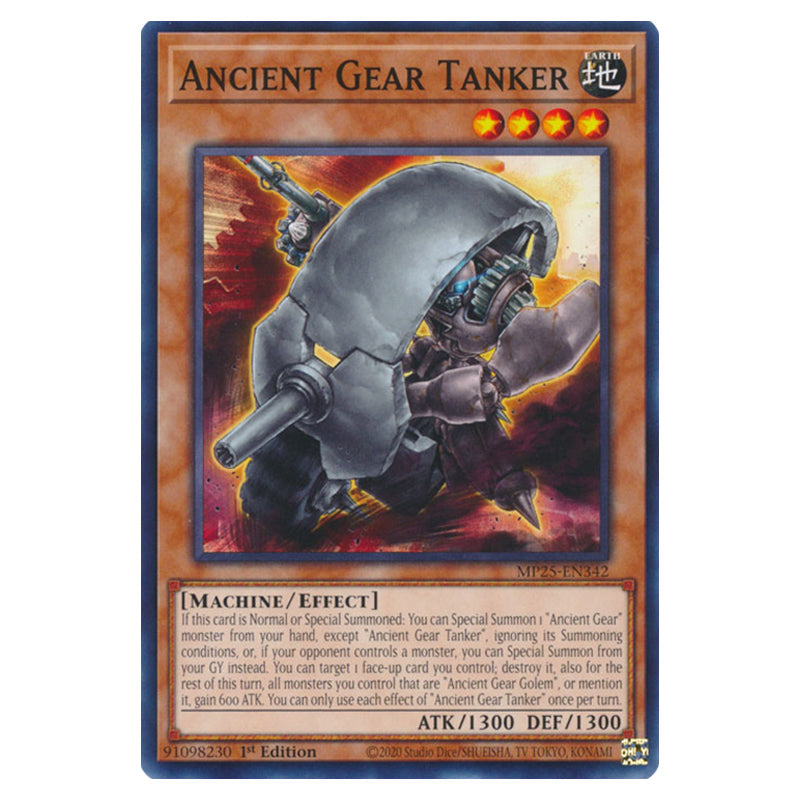 Yu-Gi-Oh! - 2025 Mega Pack - Ancient Gear Tanker (Common) MP25-EN342