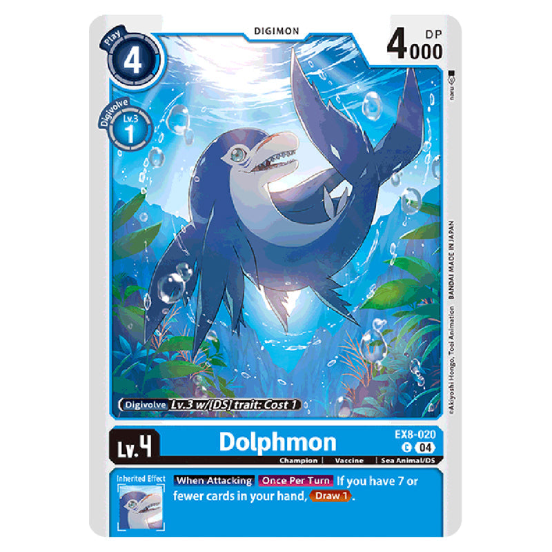 Digimon Card Game - EX08 - Chain of Liberation - Dolphmon - (c) - EX8-