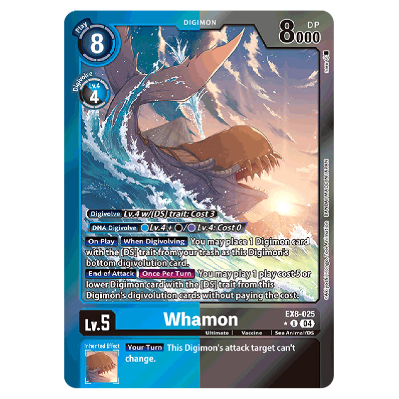 Digimon Card Game - EX08 - Chain of Liberation - Whamon - (U) - EX8-02