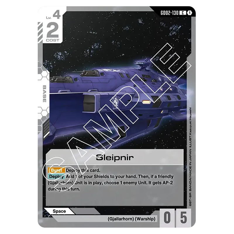 Gundam Card Game - Dual Impact - Sleipnir (Common) - GD02-130