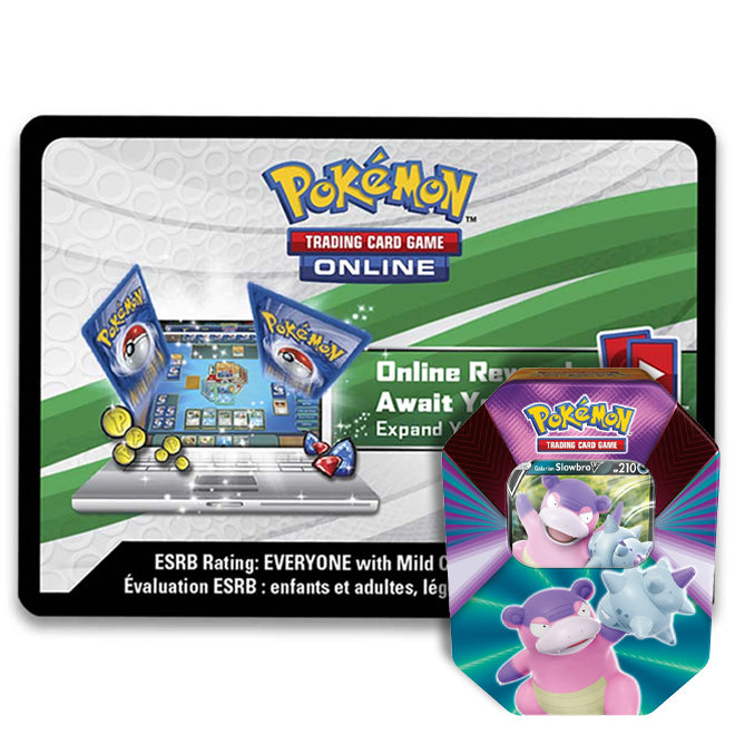 Pokemon V Forces Galarian Slowbro V Tin Online Code Card Pokemon V Forces Galarian Slowbro V Tin Online Code Card