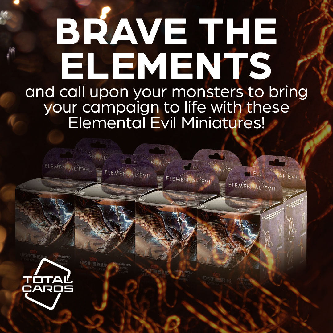 Expand you miniatures collection with Elemental Evil Miniatures Set 2!