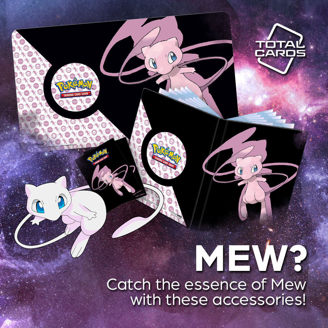 Pre-order some epic Mew Ultra Pro Accessories!
