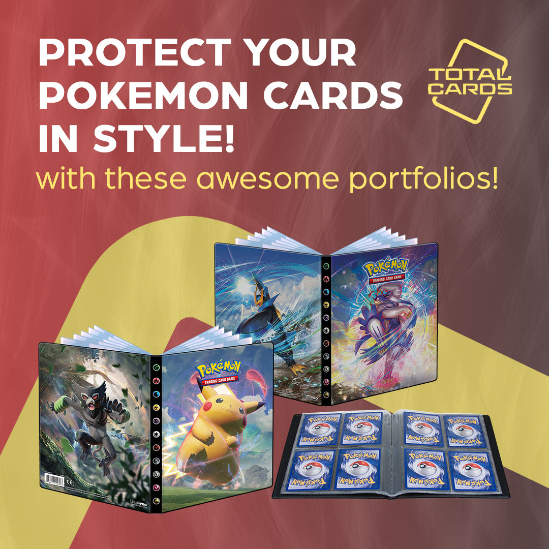 Store your cards securely with Pokemon portfolios!