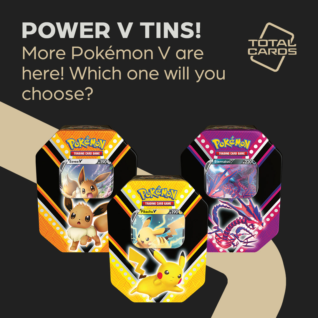 Pokémon V Power Tins now available!