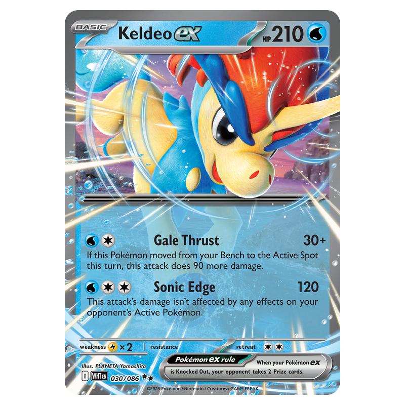 Pokemon - Scarlet & Violet - White Flare - Keldeo ex - 030/086