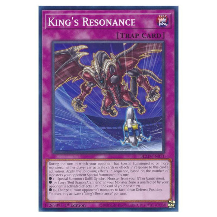 Yu-Gi-Oh! - Blazing Dominion - King’s Resonance (Common) - BLZD-EN071