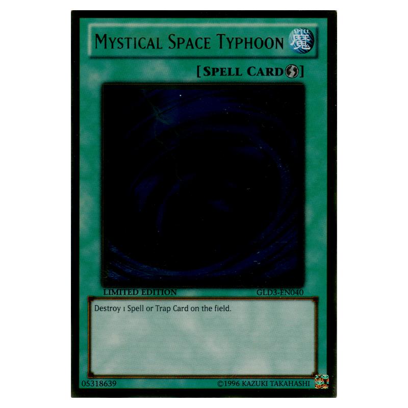 Yu-Gi-Oh! - Gold Series 3 - Mystical Space Typhoon (Gold Rare) GLD3-EN
