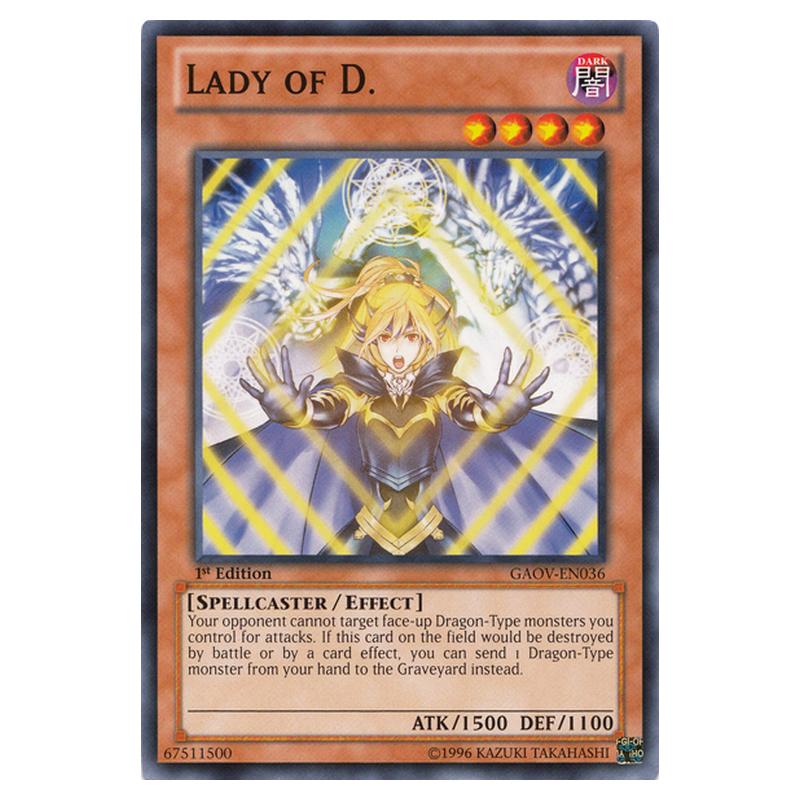 Yu-Gi-Oh! - Galactic Overlord - Lady of D. (Common) GAOV-EN036