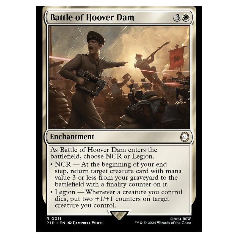 Magic The Gathering - Fallout - Battle Of Hoover Dam - 11 (Foil)