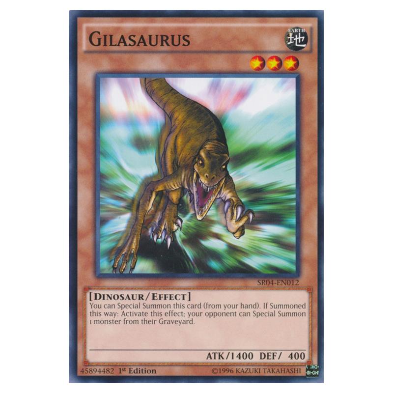 Yu-Gi-Oh! - Dinosmasher's Fury Structure Deck - Gilasaurus (Common) SR