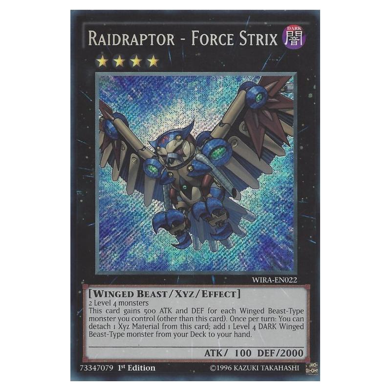 Yu-Gi-Oh! - Wing Raiders - Raidraptor - Force Strix (Secret Rare) WIRA