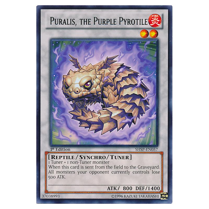 Yu-Gi-Oh! - Shadow Specters - Puralis, the Purple Pyrotile (Rare) SHSP