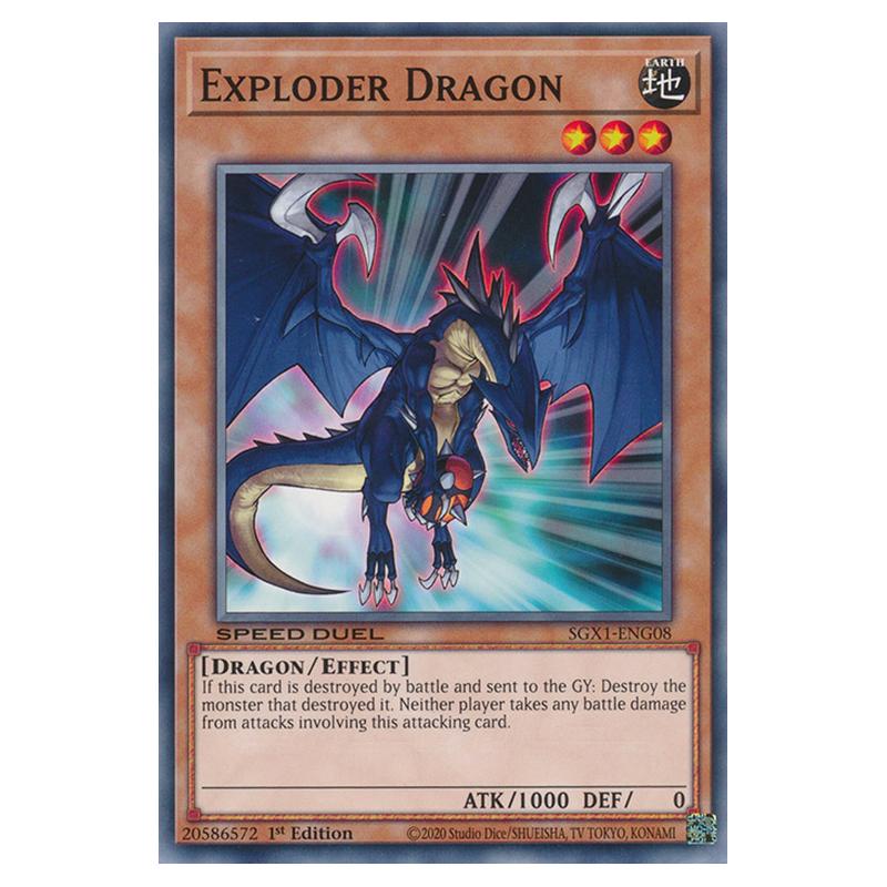 Yu-Gi-Oh! - Speed Duel GX - Duel Academy Box - Exploder Dragon (Common