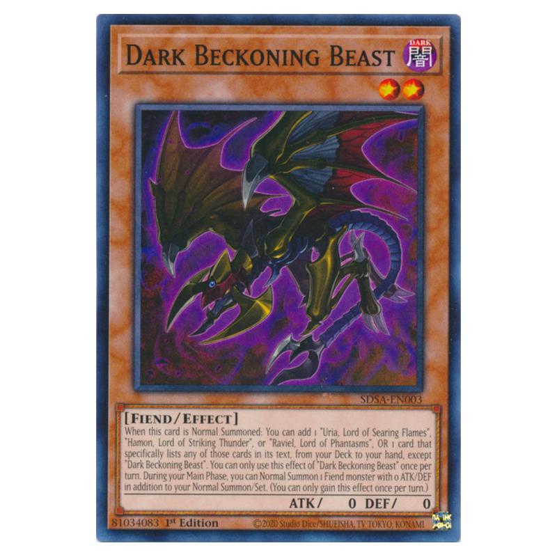 Yu-Gi-Oh! - Structure Deck - Sacred Beasts - Dark Beckoning Beast (Com