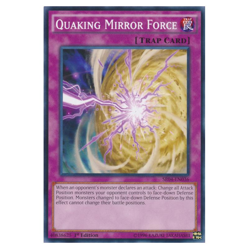 Yu-Gi-Oh! - Dinosmasher's Fury Structure Deck - Quaking Mirror Force