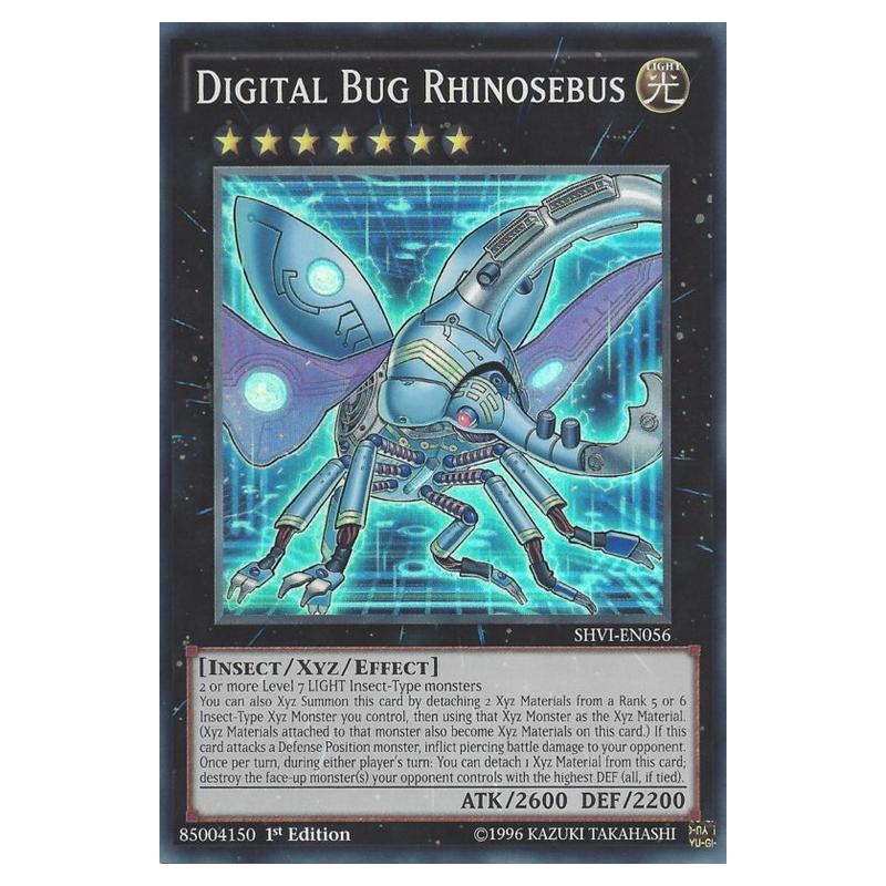 Yu-Gi-Oh! - Shining Victories - Digital Bug Rhinosebus (Super Rare) SH