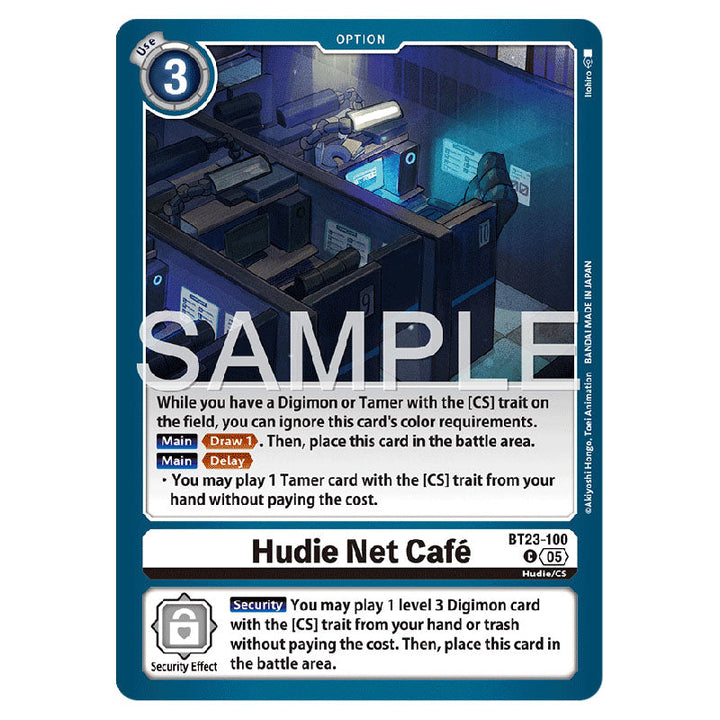 Digimon Card Game - BT-23: Booster Hackers' Slumber - Hudie Net Café