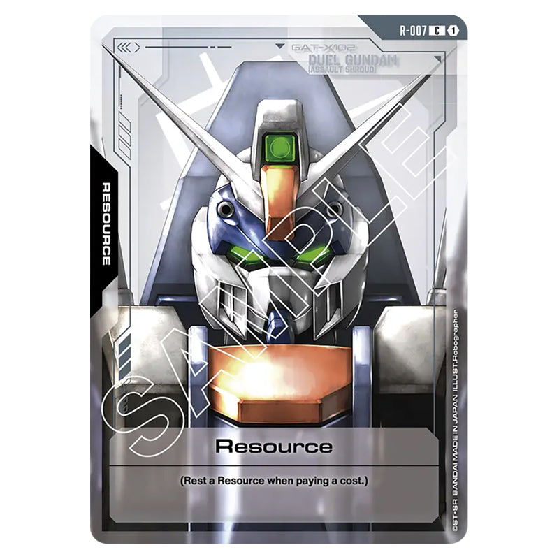 Gundam Card Game - Newtype Rising - Resource (Common) - R-007