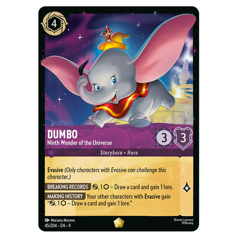 Lorcana - Fabled - Dumbo - Ninth Wonder of the Universe (Legendary)