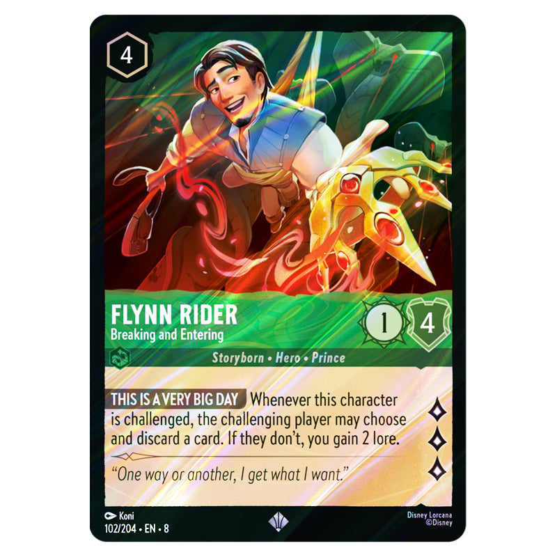 Lorcana - Reign of Jafar - Flynn Rider - Breaking and Entering (Super