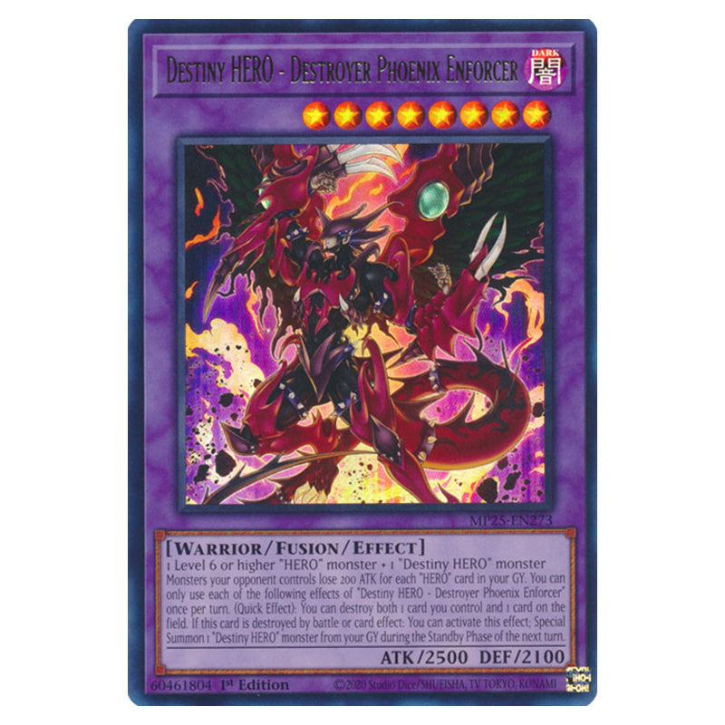 Yu-Gi-Oh! - 2025 Mega Pack - Destiny HERO - Destroyer Phoenix Enforcer