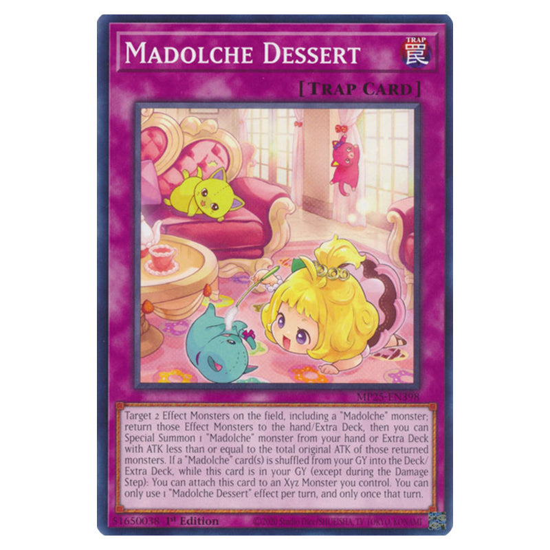 Yu-Gi-Oh! - 2025 Mega Pack - Madolche Dessert (Common) MP25-EN398