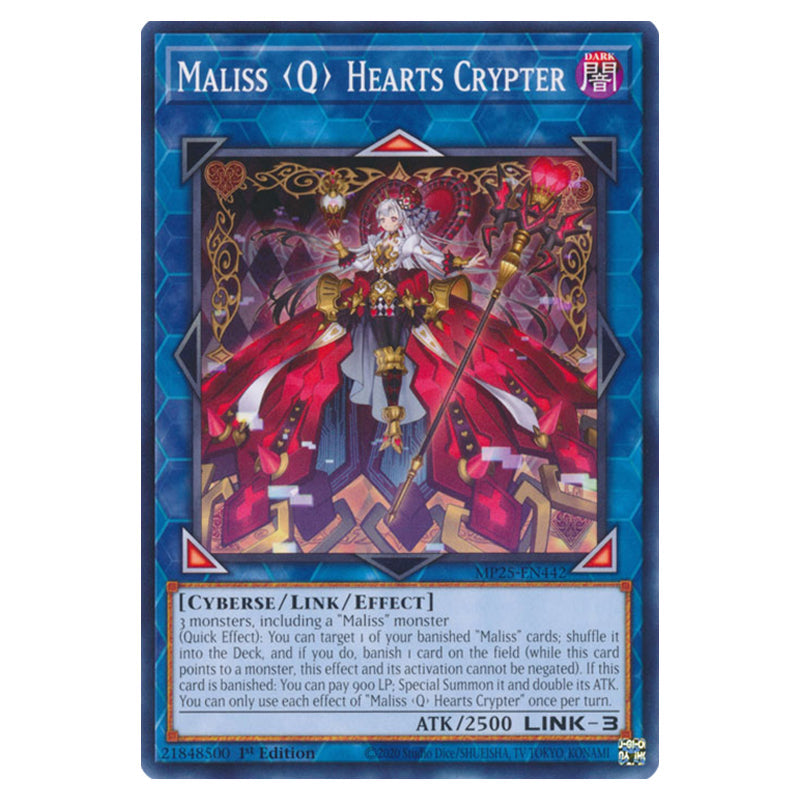 Yu-Gi-Oh! - 2025 Mega Pack - Maliss Q Hearts Crypter (Common) MP25-EN4