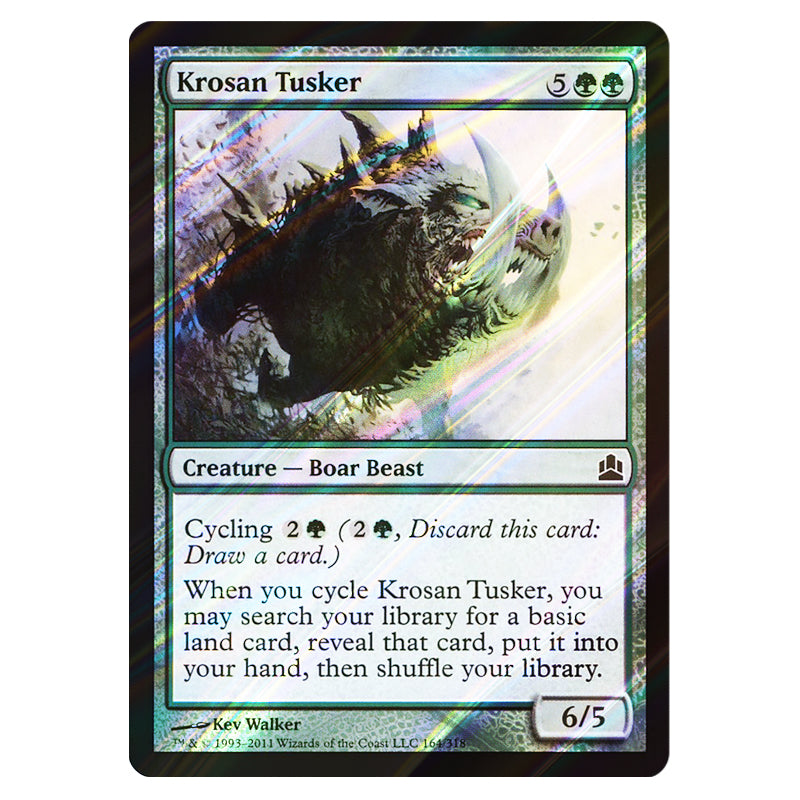 Magic The Gathering - Commander 2011 - Krosan Tusker - 164/318 (Foil)