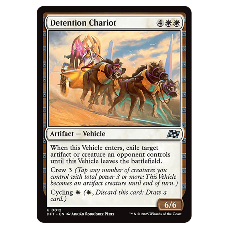 Magic The Gathering - Aetherdrift - Detention Chariot - 0012