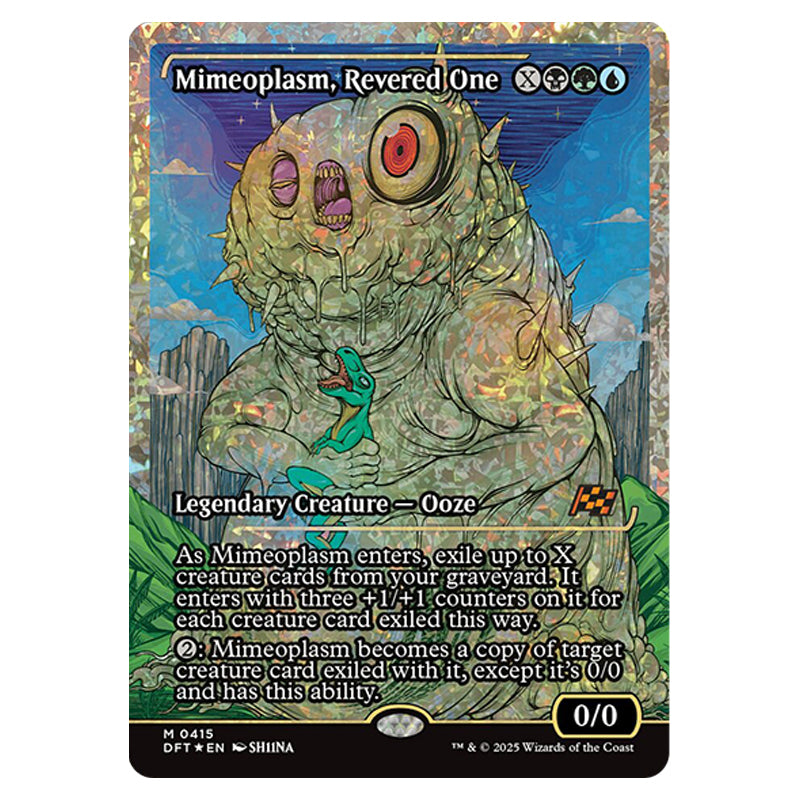 Magic The Gathering - Aetherdrift - Mimeoplasm, Revered One (Fracture