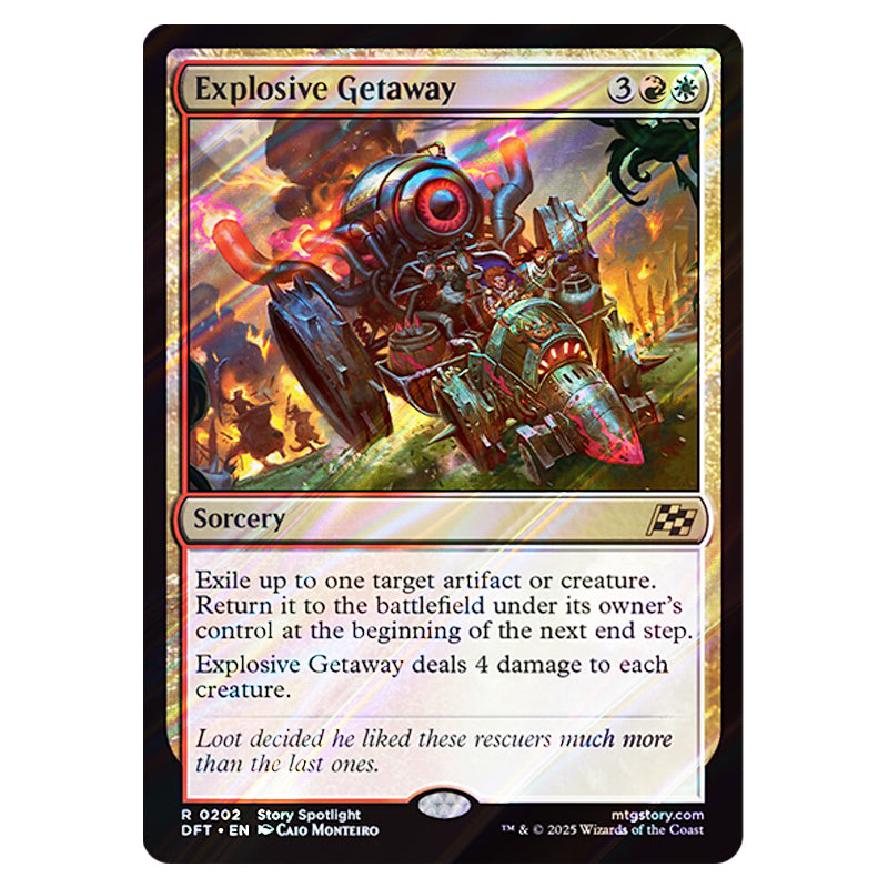 Magic The Gathering - Aetherdrift - Explosive Getaway - 0202 (Foil)