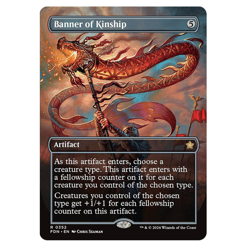 Magic The Gathering - Foundations - Banner of Kinship (Borderless Card