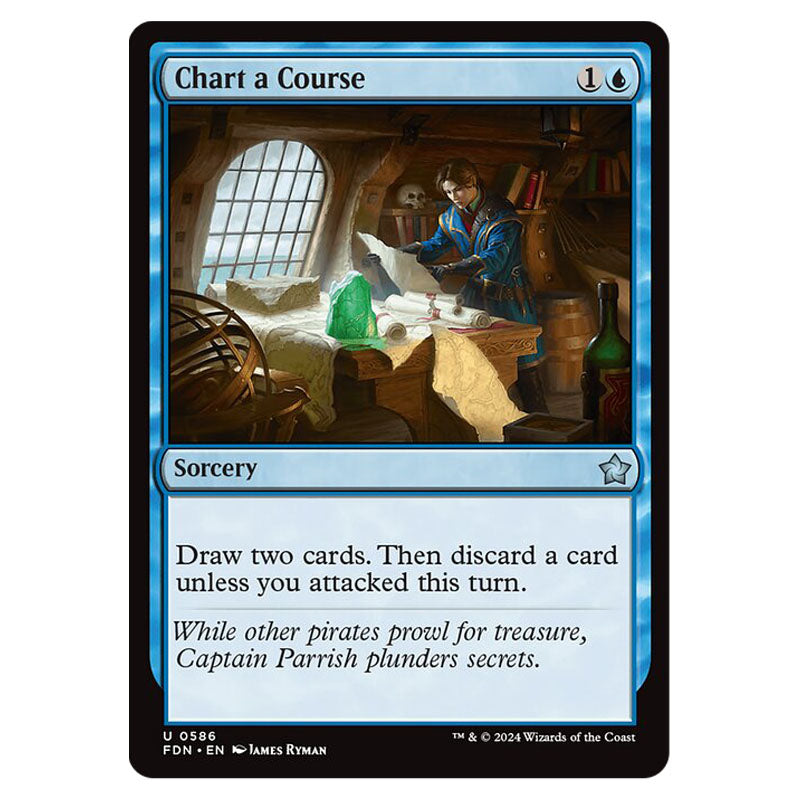 Magic The Gathering - Foundations - Chart a Course - 0586