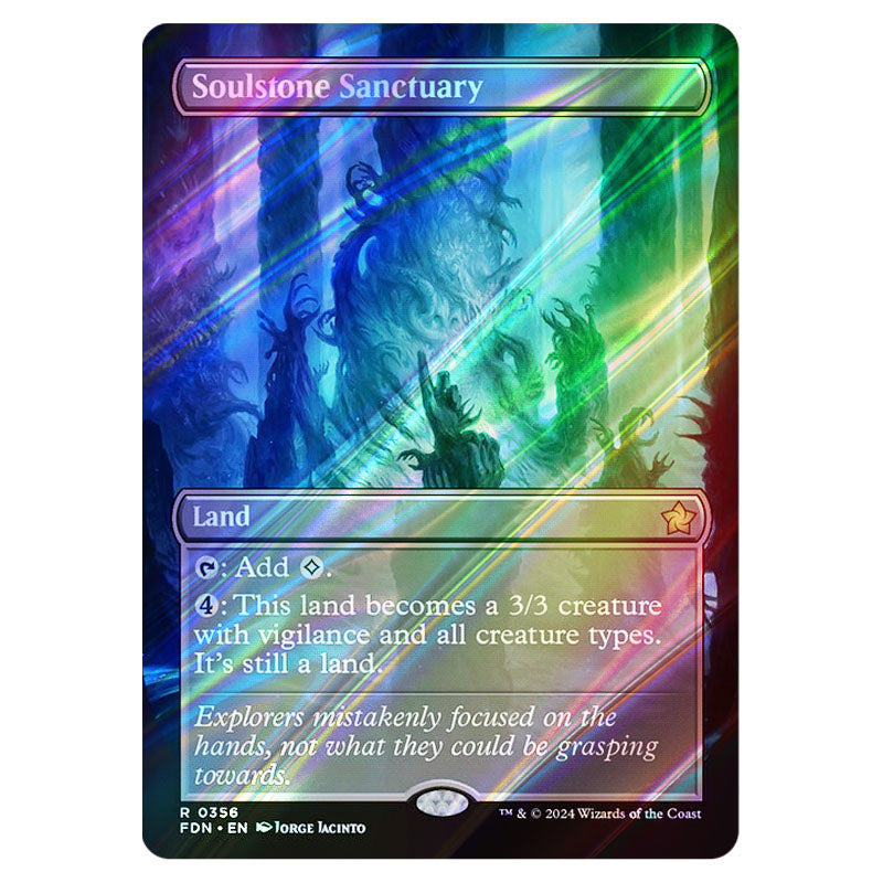 Magic The Gathering - Foundations - Soulstone Sanctuary (Borderless Ca