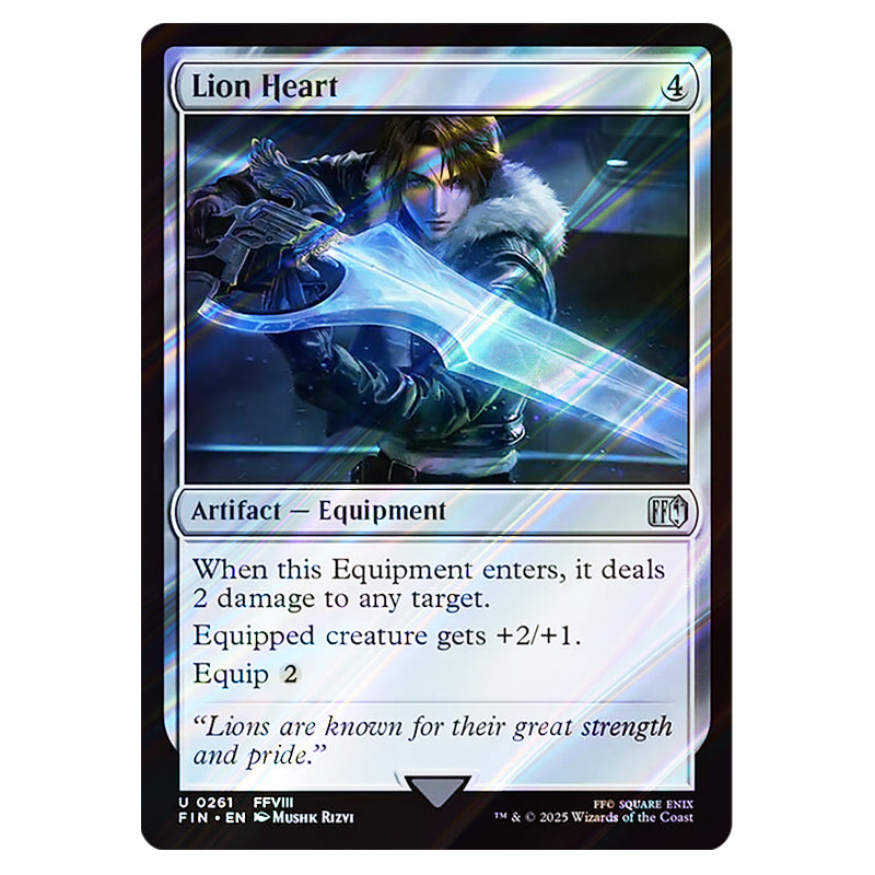 Magic The Gathering - Universes Beyond - Final Fantasy - Lion Heart