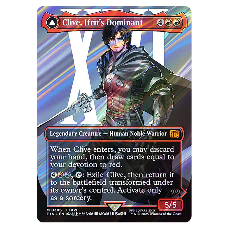 Magic The Gathering - Universes Beyond - Final Fantasy - Clive, Ifrit'