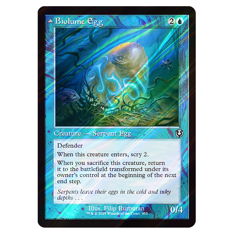 Magic The Gathering - Innistrad Remastered - Biolume Egg // Biolume Se