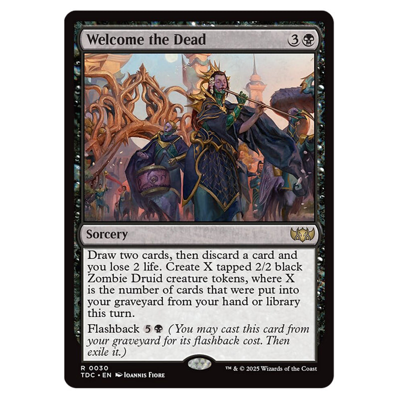 Magic The Gathering - Tarkir: Dragonstorm Commander - Welcome the Dead
