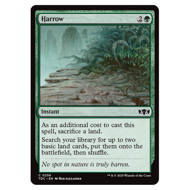 Magic The Gathering - Tarkir: Dragonstorm Commander - Harrow - 0258