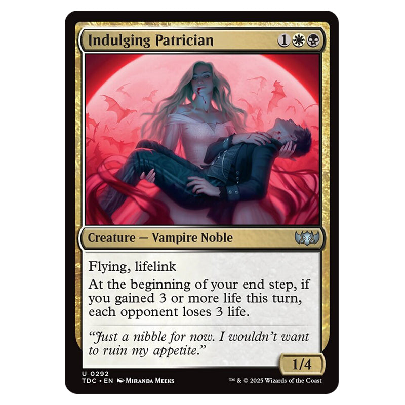 Magic The Gathering - Tarkir: Dragonstorm Commander - Indulging Patric