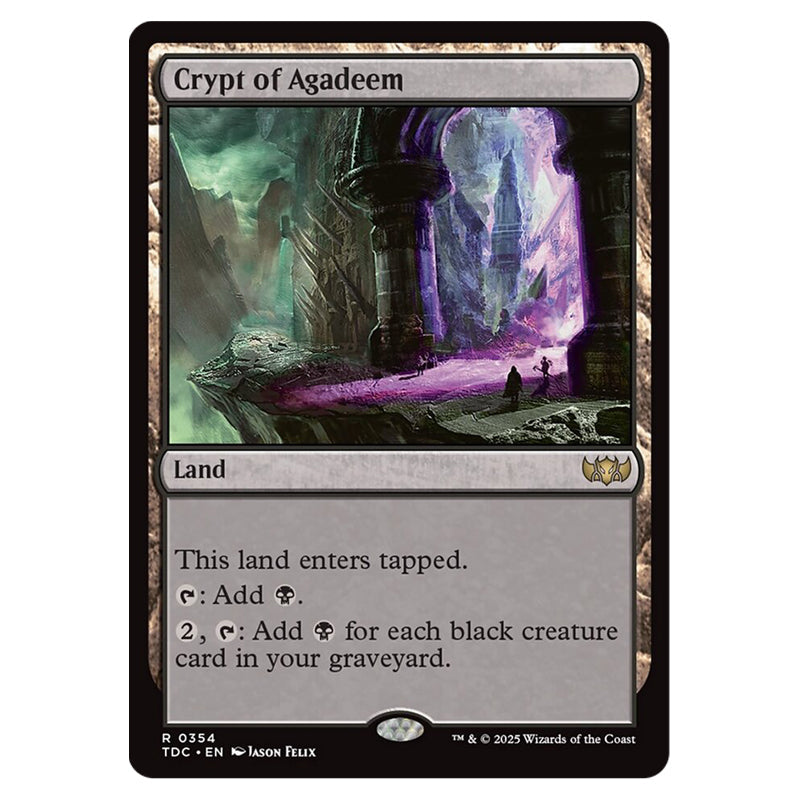 Magic The Gathering - Tarkir: Dragonstorm Commander - Crypt of Agadeem