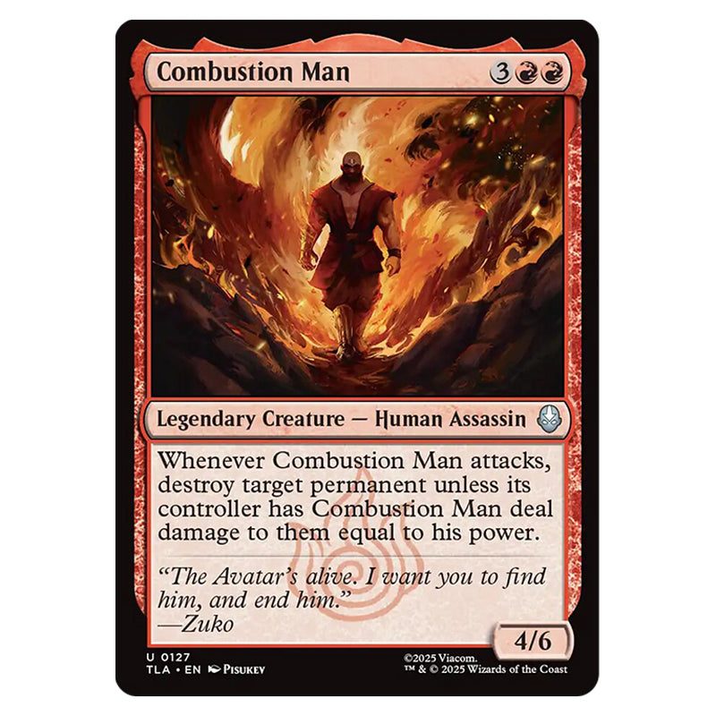 Magic The Gathering - Avatar The Last Airbender - Combustion Man - 012