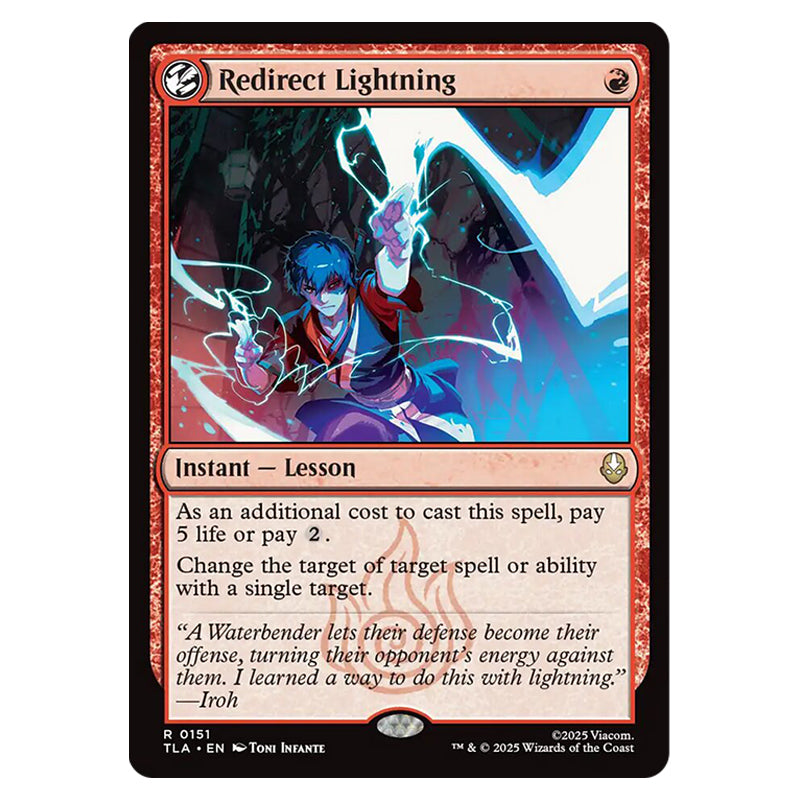 Magic The Gathering - Avatar The Last Airbender - Redirect Lightning