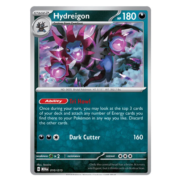 Pokemon - McDonald's Dragon Discovery - Hydreigon 010/015