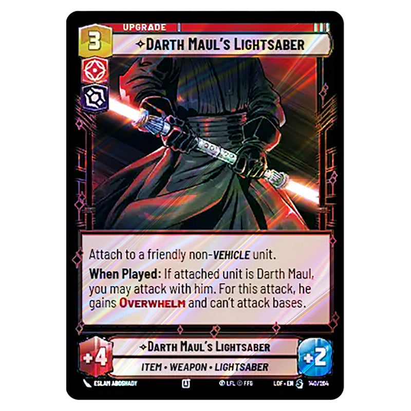 Star Wars Unlimited - Legends of the Force - Darth Maul's Lightsaber