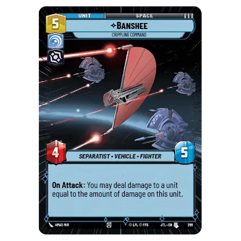 Star Wars Unlimited - Jump to Lightspeed - Banshee Crippling Command