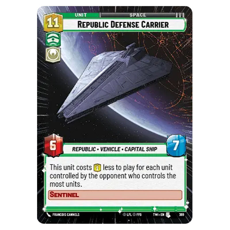 Star Wars Unlimited - Twilight of the Republic - Republic Defense Carr
