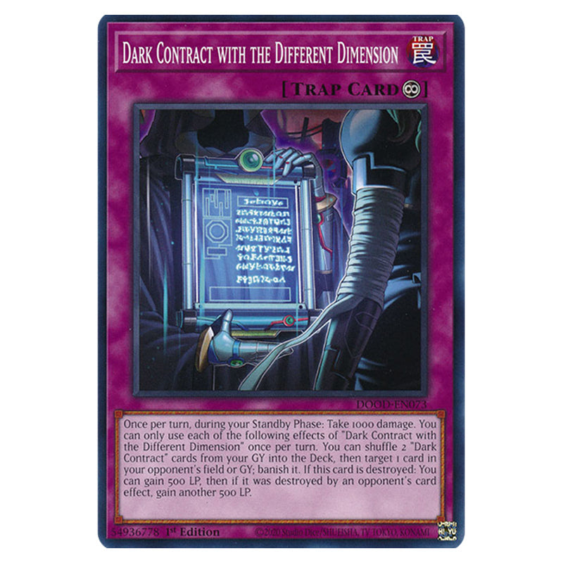 Yu-Gi-Oh! - Doom of Dimensions - Dark Contract with the Different Dime
