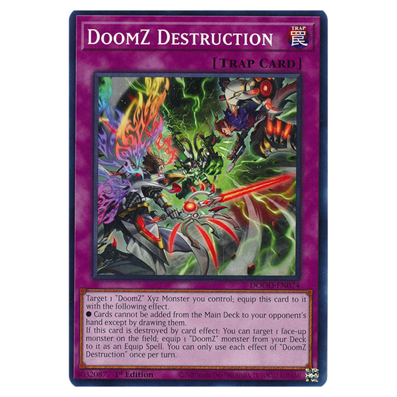 Yu-Gi-Oh! - Doom of Dimensions - DoomZ Destruction (Common) DOOD-EN074